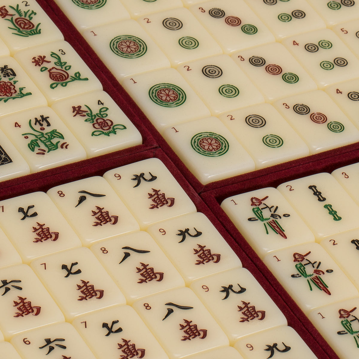 Chinese Mahjong Game Set, "The Classic" - with 148 Medium Size Tiles ...