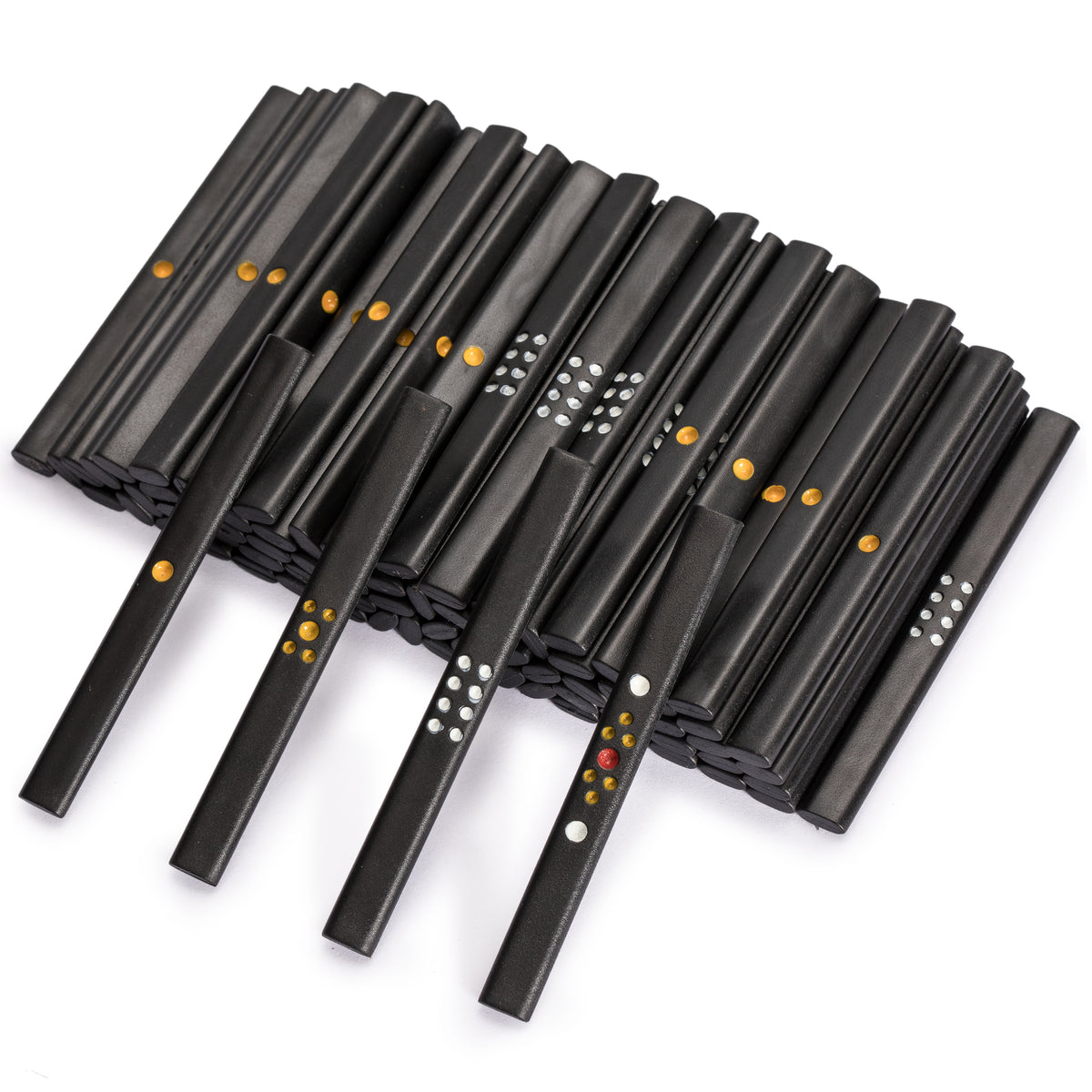 Chinese Mahjong Scoring / Betting Sticks (Black) - Set of 120 – Yellow ...