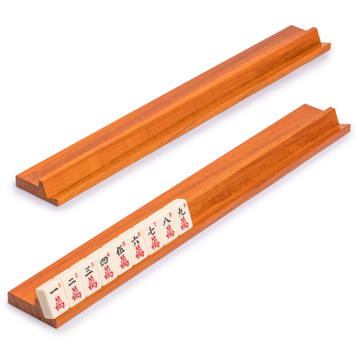 Classic Wooden Mahjong Game Racks, 18" - Set of 4 – Yellow Mountain Imports