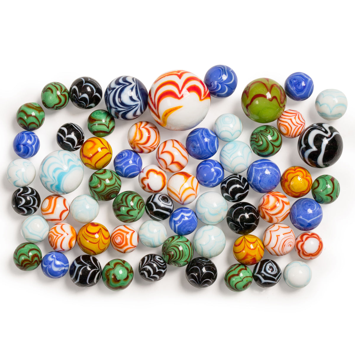 Collector's Series Assorted Marbles Set in Tin Box, "Lava Rocks ...