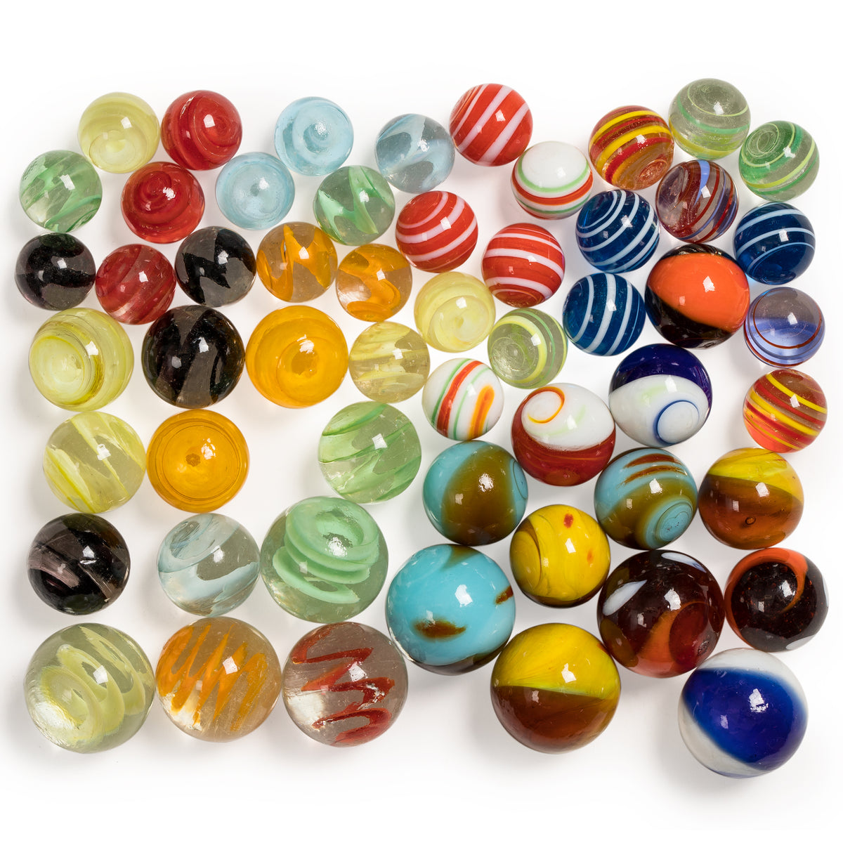 Collector's Series Assorted Marbles Set in Tin Box - Solaris – Yellow ...