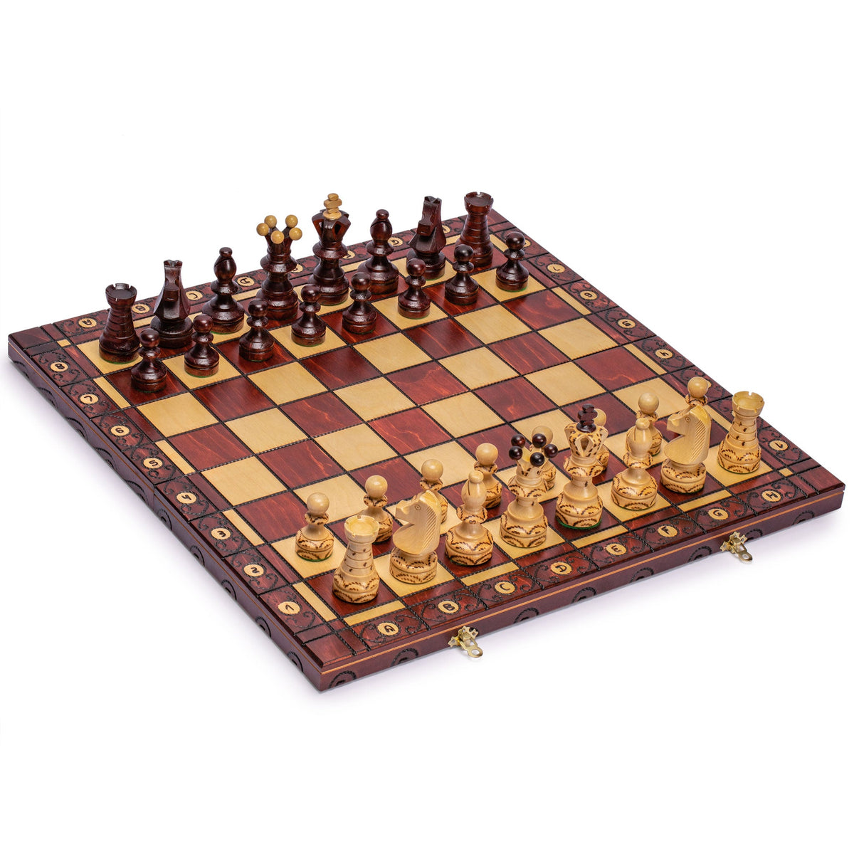 Husaria European International Chess Wooden Game Set, "Ambassador" - 2 ...
