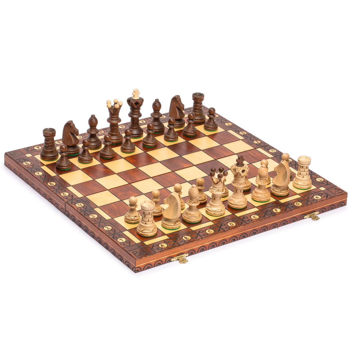 Husaria European International Chess Wooden Game Set, "Ambassador" - 2 ...