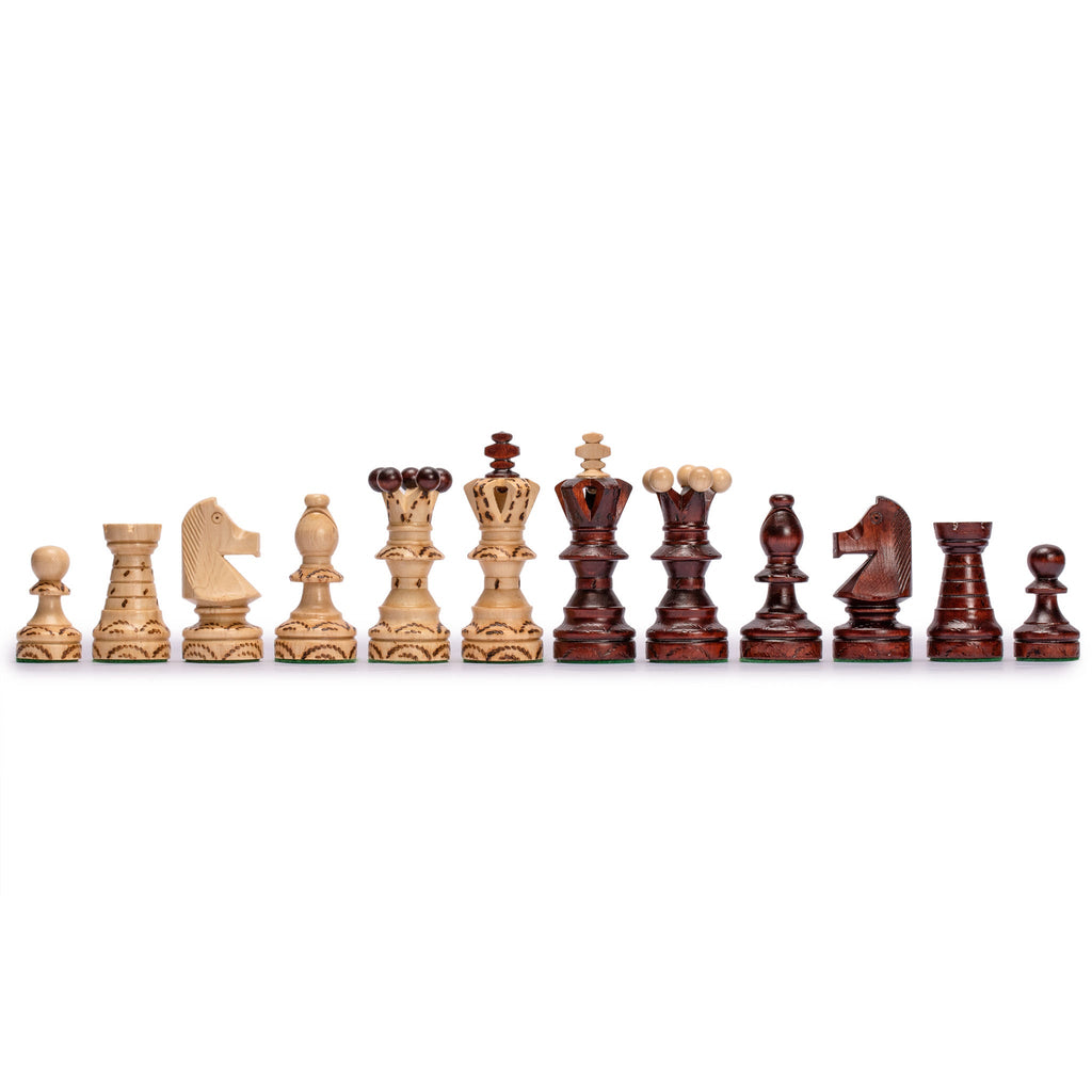 Husaria European International Chess Wooden Game Set, "Ambassador" - 2 ...