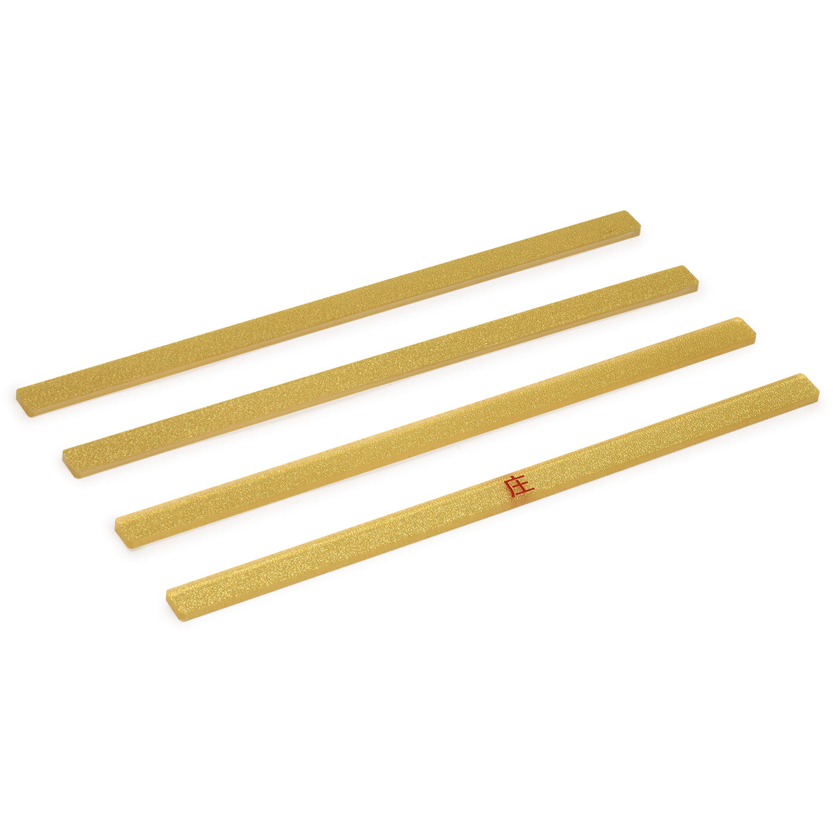 Mahjong Tile Pushers - Golden Glitter - Set of 4 – Yellow Mountain Imports