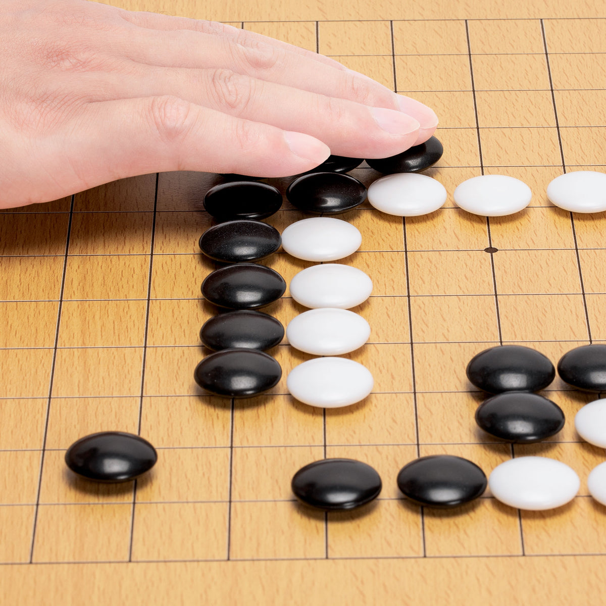 Melamine Double Convex Go Game Stones Set - 7.5-Millimeter (Size 28 ...