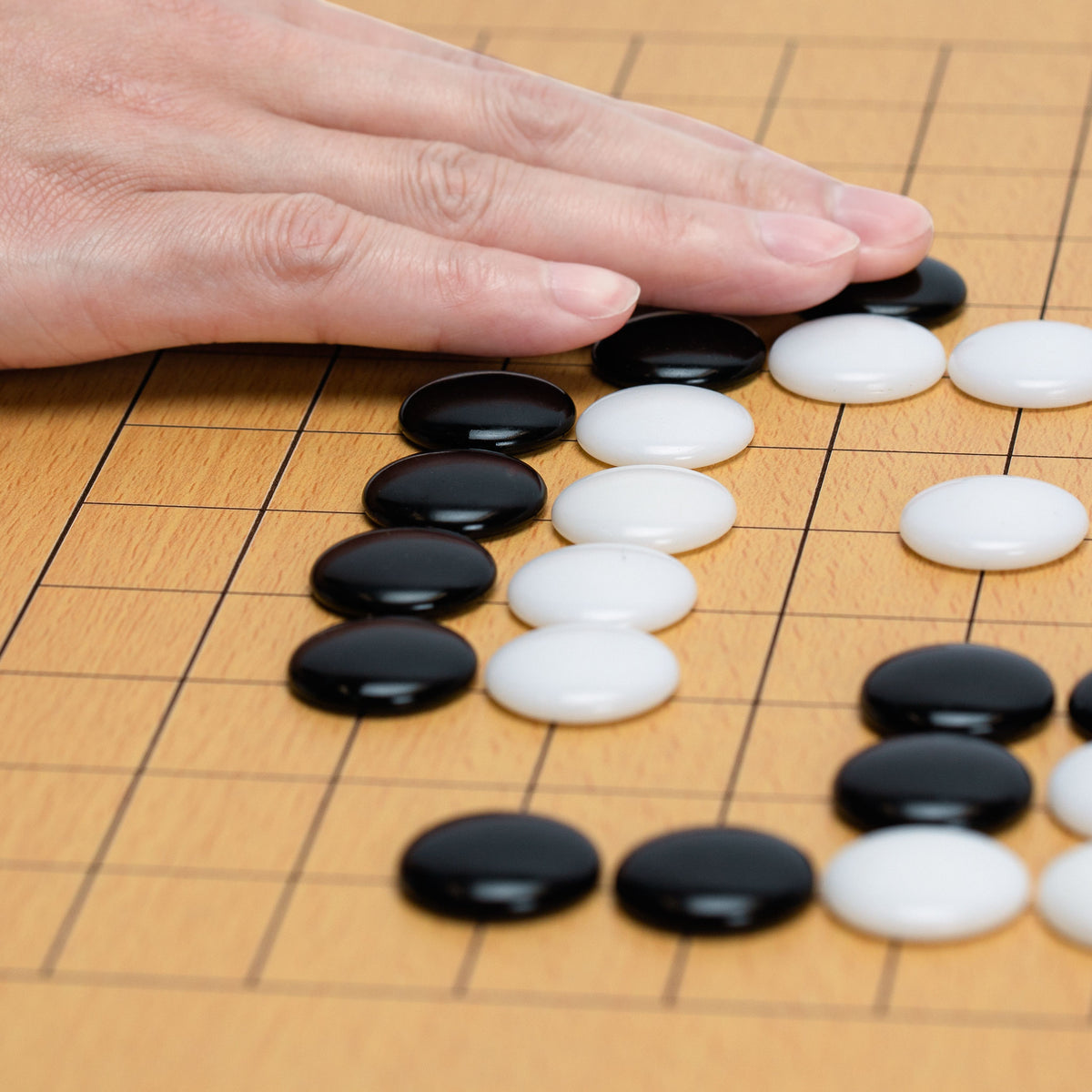 Melamine Single Convex Go Game Stones Set - 22-Millimeters (Size 3 ...