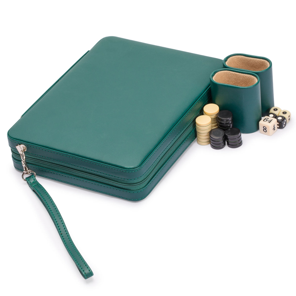 Travel Magnetic Leatherette Backgammon Mini Game Set, "Izmir" - 9 ...