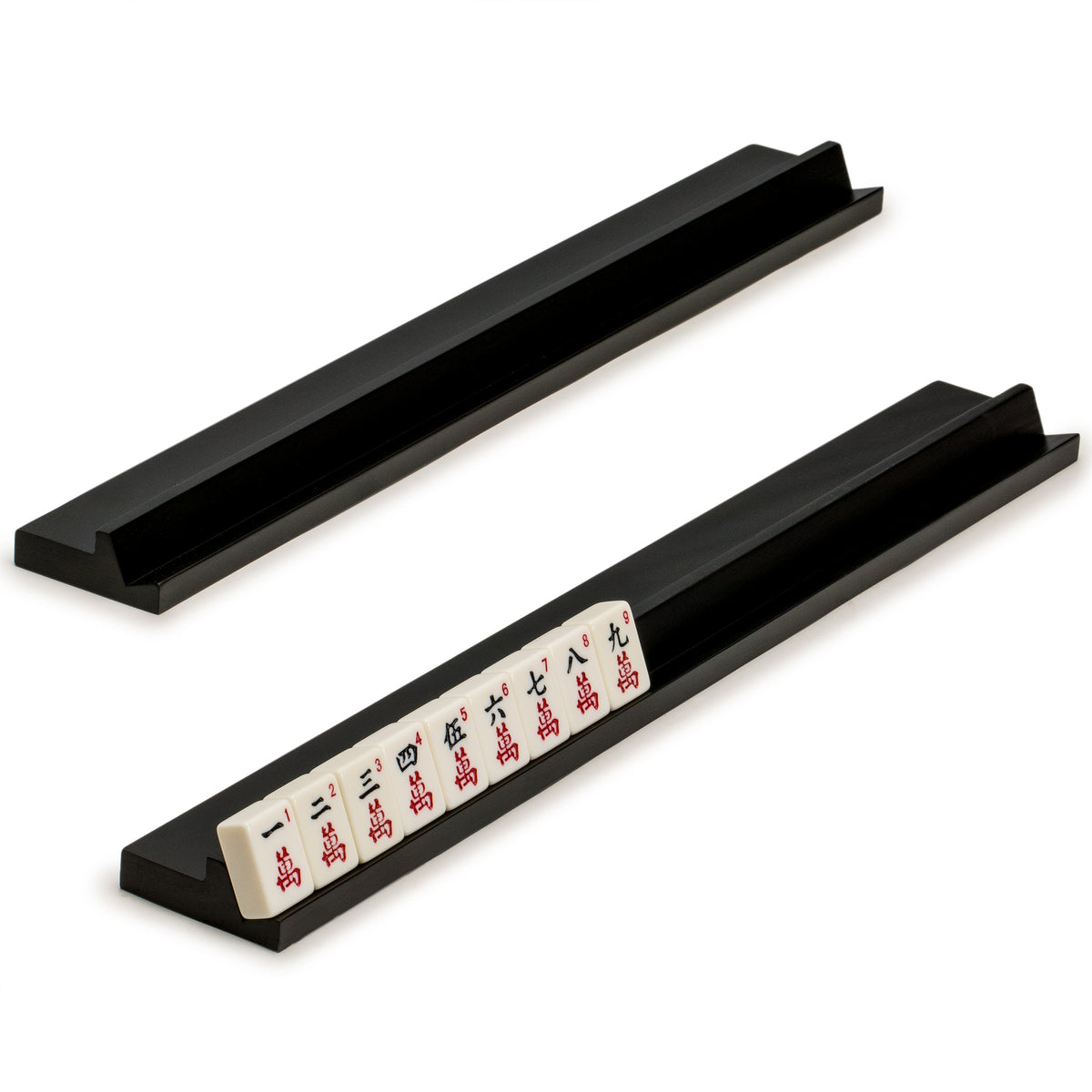 Wooden Mahjong Racks, 18" - Classic Black - Set of 4 – Yellow Mountain ...
